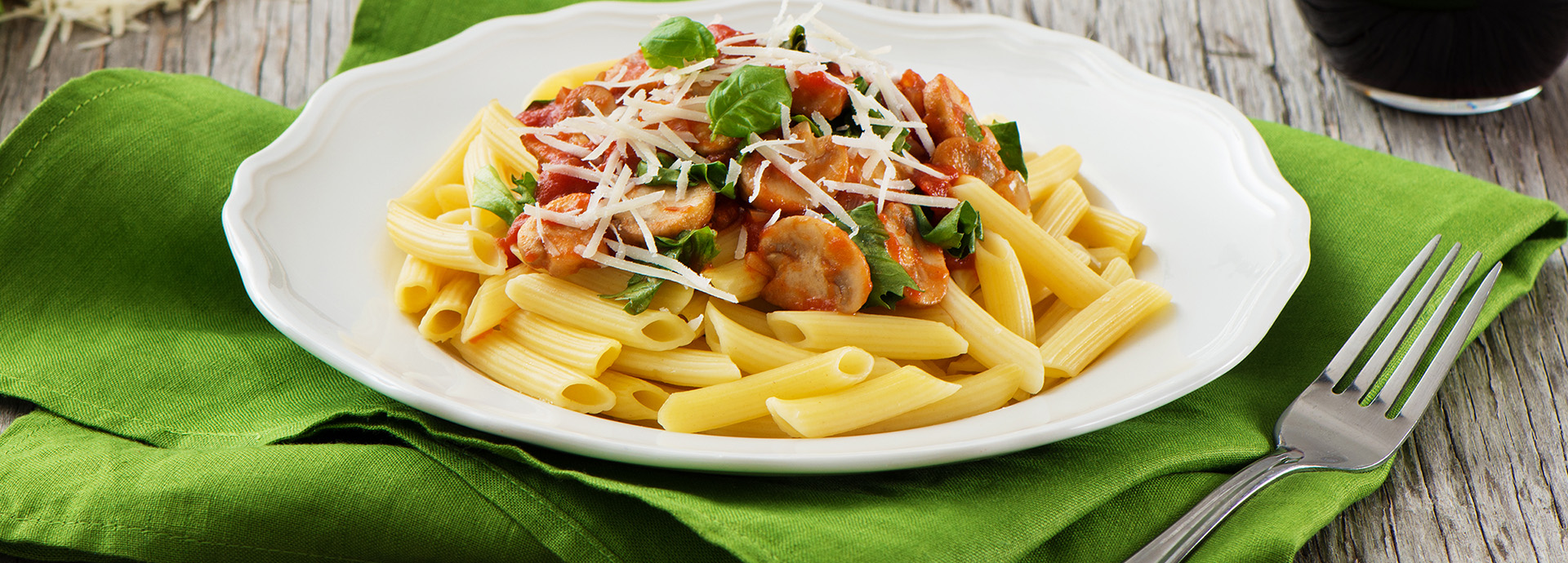 Prince® - Penne with Quick Tomato Mushroom Sauce